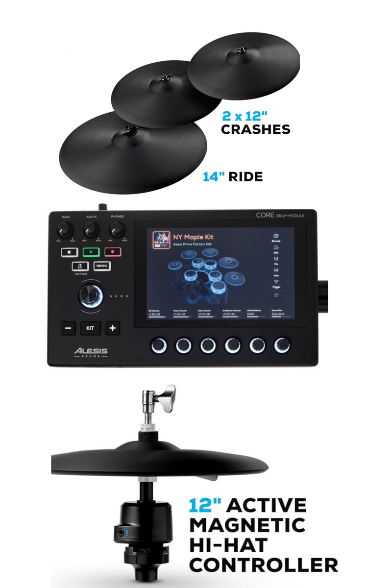 Alesis Strata Core Module w/ Hi Hat, Crash and Ride – Edrumcenter